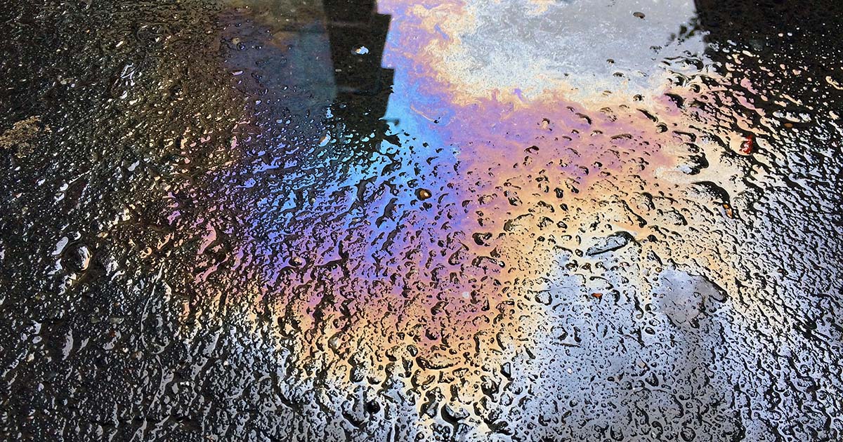Cleaning a Driveway Oil Spill | Parkside Motors